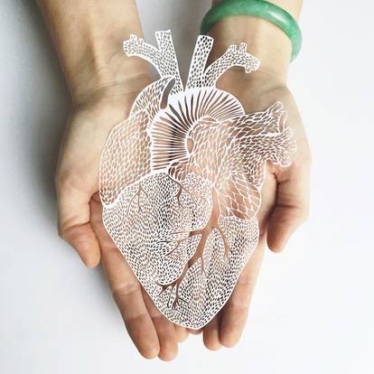 Incredibly Accurate Papercuts of Organs – Fubiz Media