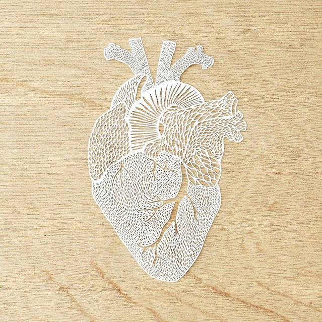 Incredibly Accurate Papercuts of Organs – Fubiz Media