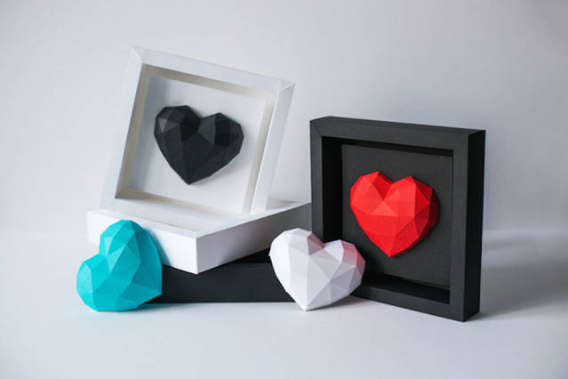 Valentine’s day Paper Hearts Project – Fubiz Media