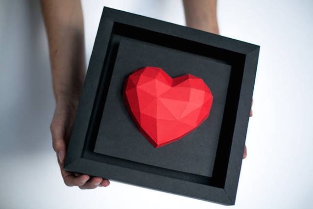 Valentine’s day Paper Hearts Project – Fubiz Media