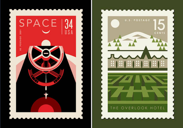 Stamps Created with 80’s Pop Culture References – Fubiz Media
