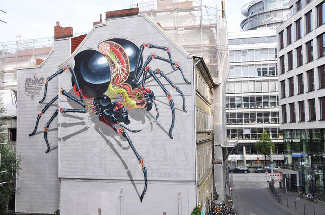 Incredible Street Artist Nychos Reveals the Anatomy Many Characters ...