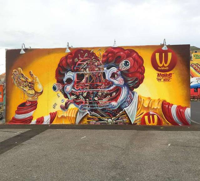Incredible Street Artist Nychos Reveals the Anatomy Many Characters ...