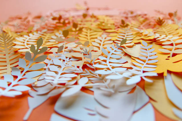 Behind the Scene of a Colorful Paper Art Creation – Fubiz Media