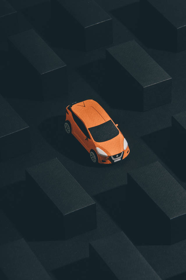 Adorable Miniature Car Replica Made in Paper – Fubiz Media