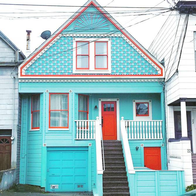 Poetic Pictures of San Francisco Colorful Houses – Fubiz Media