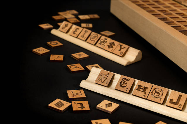 Wooden Scrabble Imagined with Brand Logos – Fubiz Media