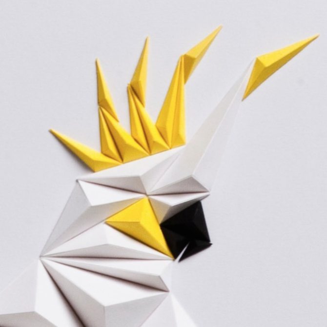 Geometric Birds Paper Art – Fubiz Media