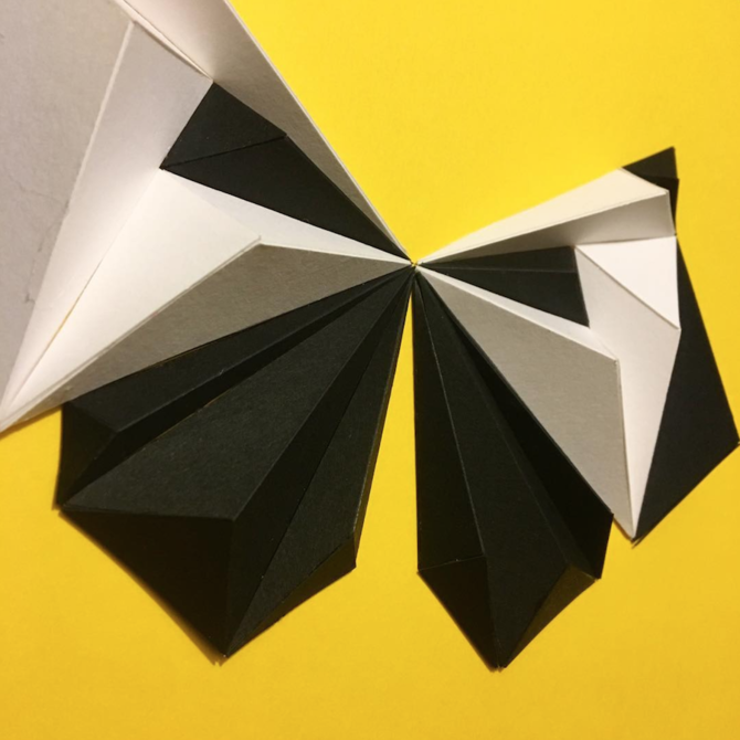 Geometric Birds Paper Art – Fubiz Media