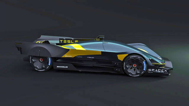 All-Electric Racing Le mans Car concepts by Tesla – Fubiz Media
