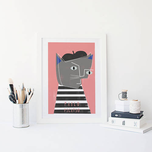 Charming Artist Cat Prints by Design Studio Niaski – Fubiz Media