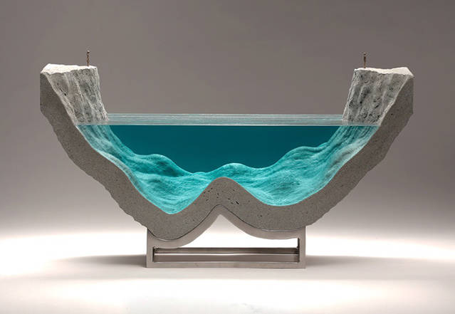 Stunning Glass and Concrete Ocean Sculptures – Fubiz Media