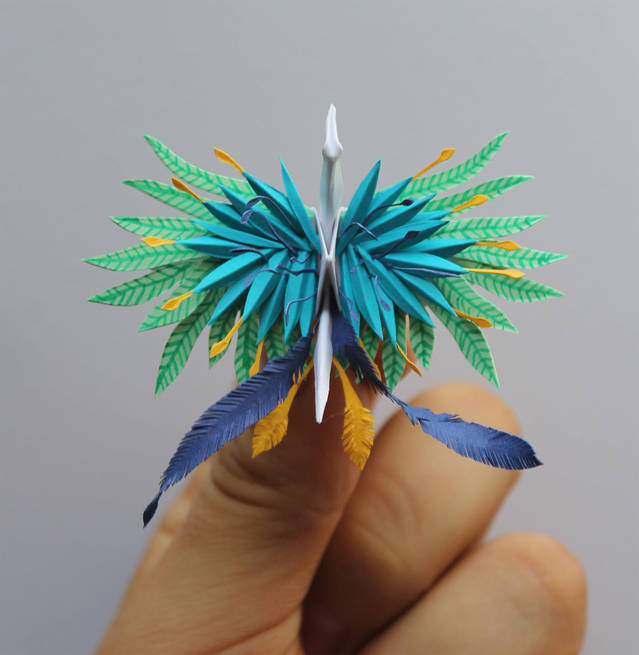 Stunning Paper Decorated Origami – Fubiz Media
