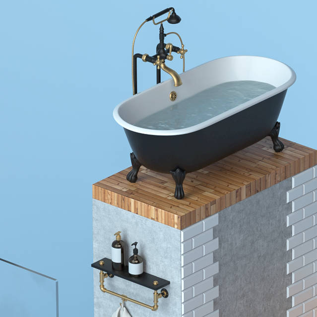 Amusing Gravity-Defying 3D Rooms – Fubiz Media
