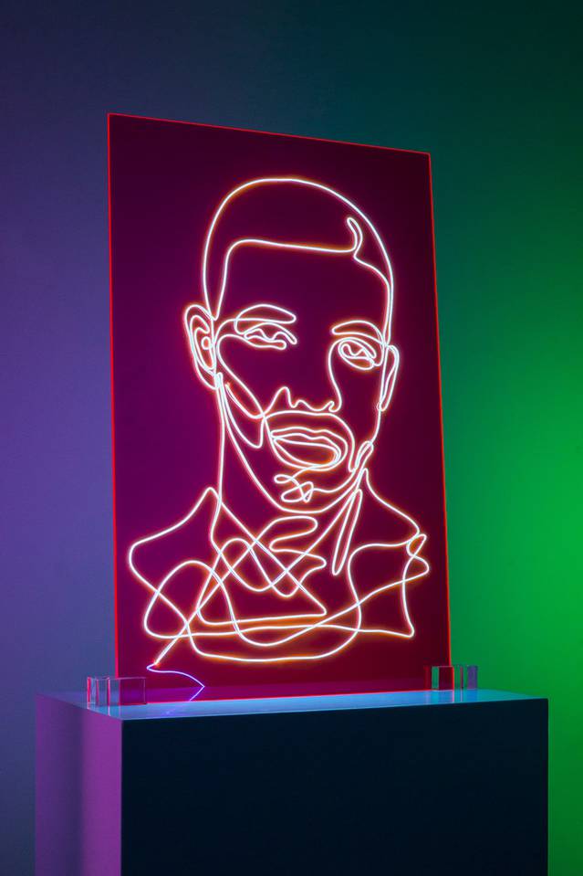 Electrifying Neon Portraits of Rap Artists – Fubiz Media