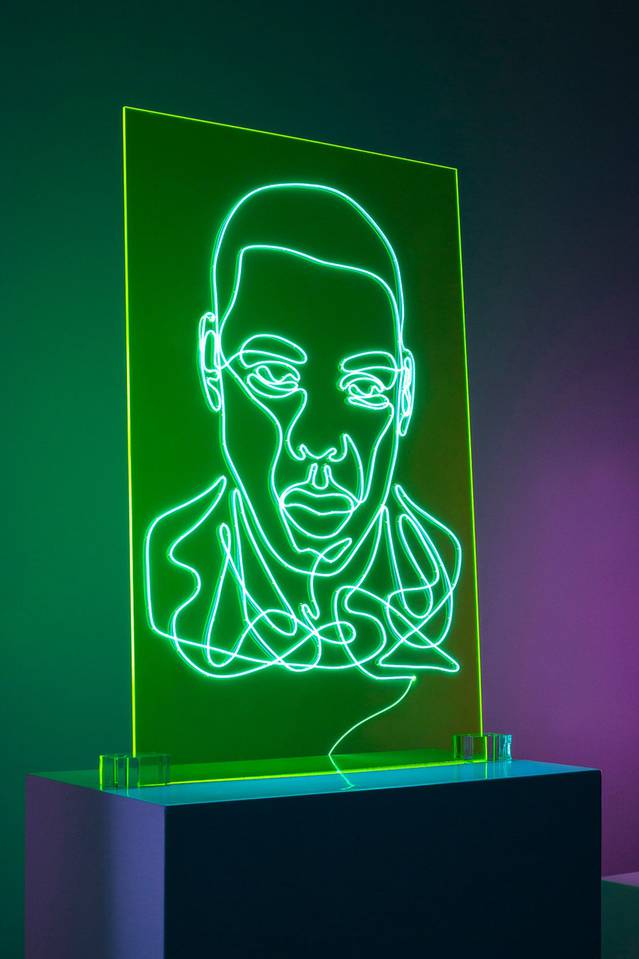 Electrifying Neon Portraits of Rap Artists – Fubiz Media