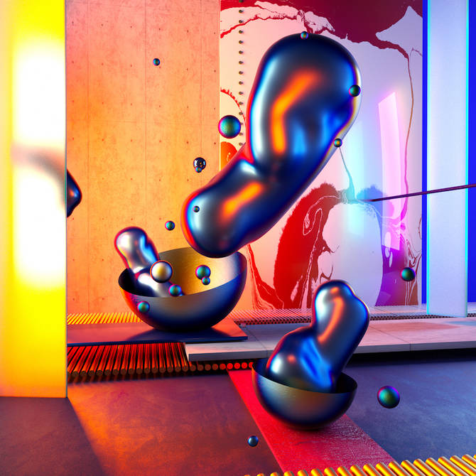 Fascinating Abstract 3D Forms – Fubiz Media