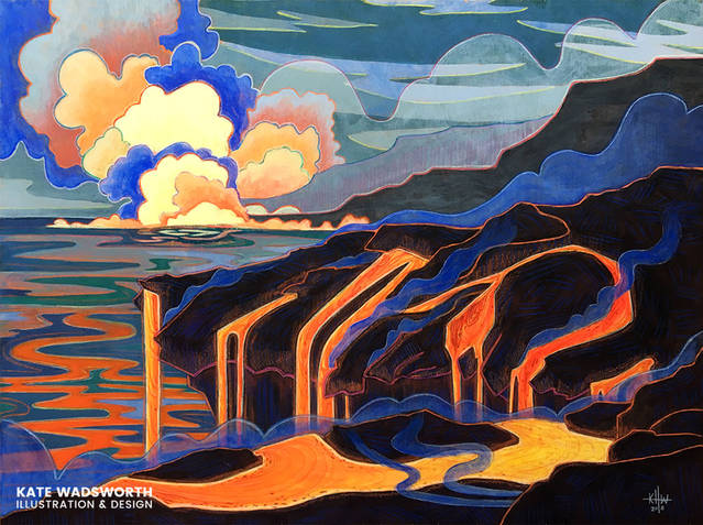 Summery Illustrations By Kate Wadsworth – Fubiz Media