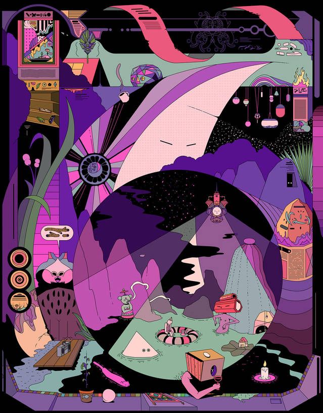 Inside Ori Toor’s Colorful Illustrational World – Fubiz Media