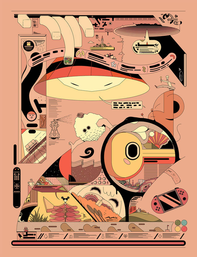 Inside Ori Toor’s Colorful Illustrational World – Fubiz Media