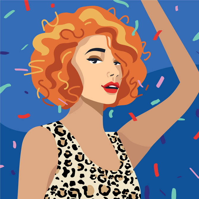 Colorful Portrait Illustrations for Different Hair Types – Fubiz Media