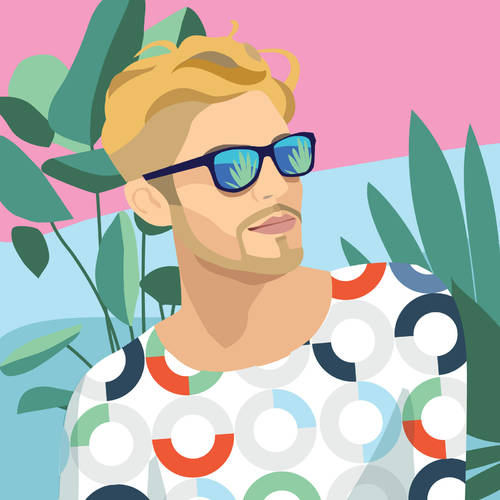 Colorful Portrait Illustrations for Different Hair Types – Fubiz Media