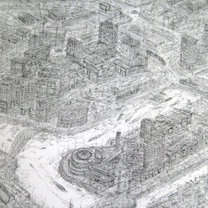 Sketching Detailed UK Cities – Fubiz Media