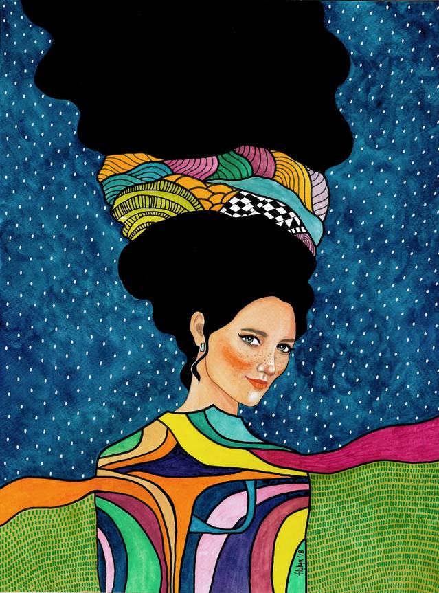 Strong Feminity in Watercolours – Fubiz Media