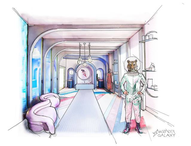 « Wonder Galaxy » a Retro-Futuristic Dressing Room – Fubiz Media