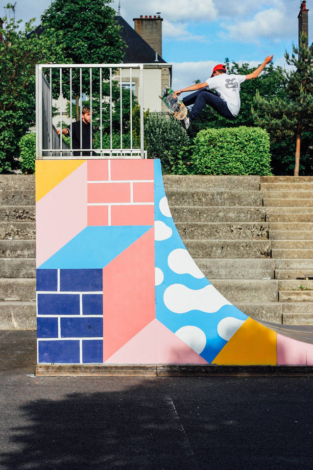 Colorful Design of a Skatepark – Fubiz Media
