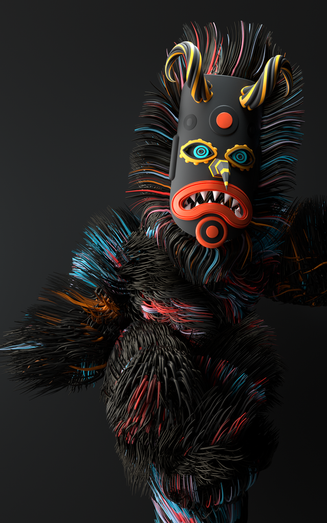 Amazing Renders of Traditional Kukeri Masks – Fubiz Media