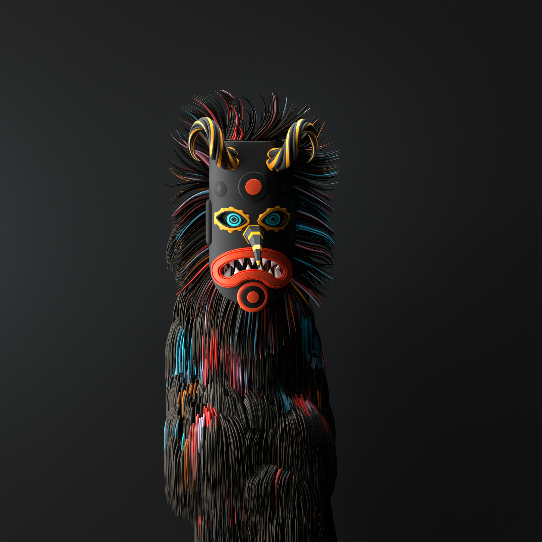 Amazing Renders of Traditional Kukeri Masks – SySyPhoTo