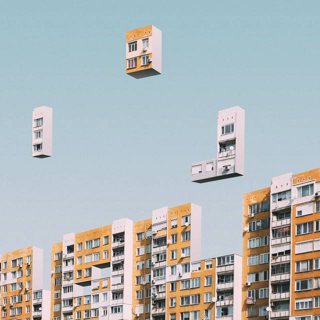 Buildings Turned Into Tetris Blocks – Fubiz Media
