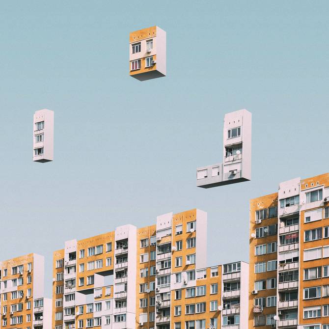 Buildings Turned Into Tetris Blocks – Fubiz Media
