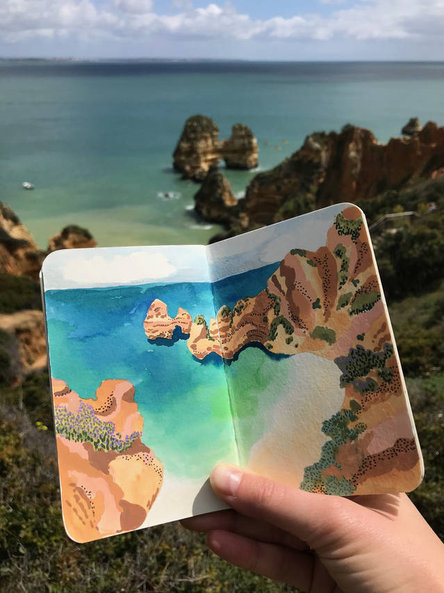 Beautiful Landscapes Illustrations by Angela Mckay – Fubiz Media