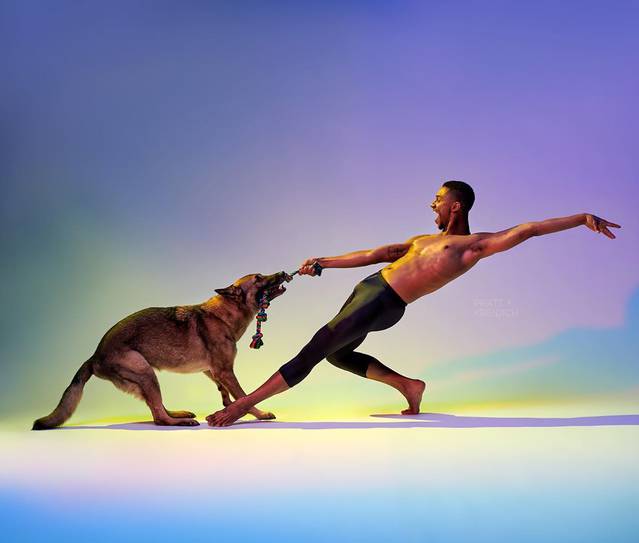 “Dancers & Dogs”: Photographs Of Dancers and Their Pups – Fubiz Media