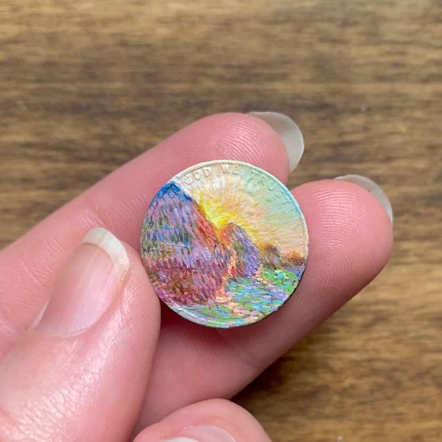 Realistic Paintings on Pennies – Fubiz Media